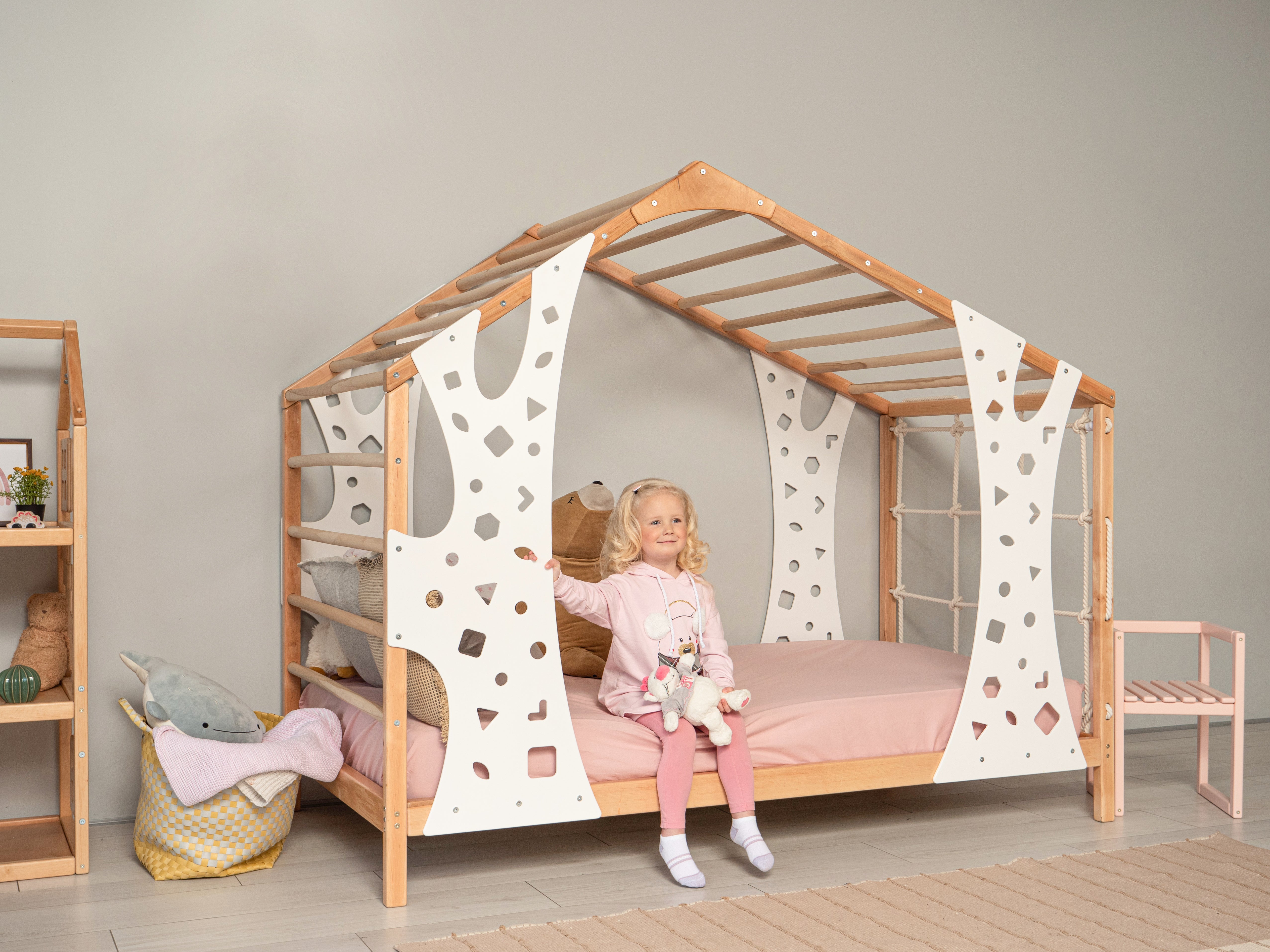 Monkey Bed for Climbing Legs & Slats – busywood.com
