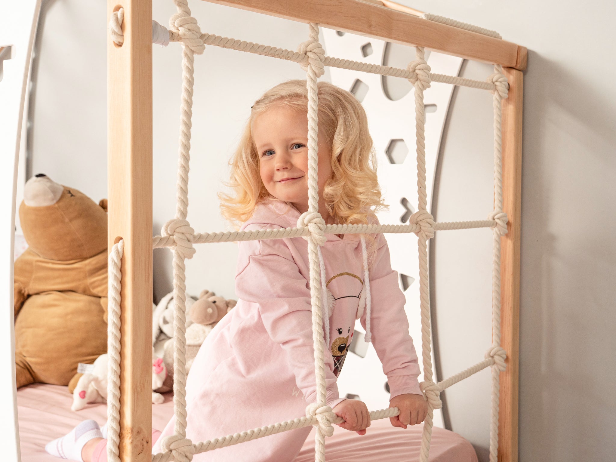 Monkey Bed for Climbing Legs & Slats – busywood.com